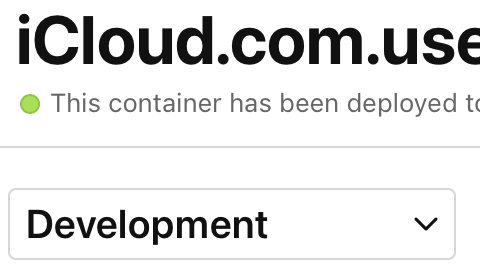 CloudKit Console Act As iCloud Account