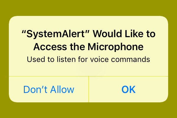 Handling System Alerts In UI Tests