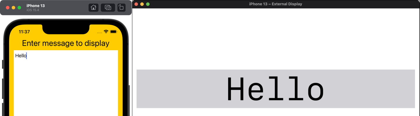 iOS Scene Delegates and External Screens