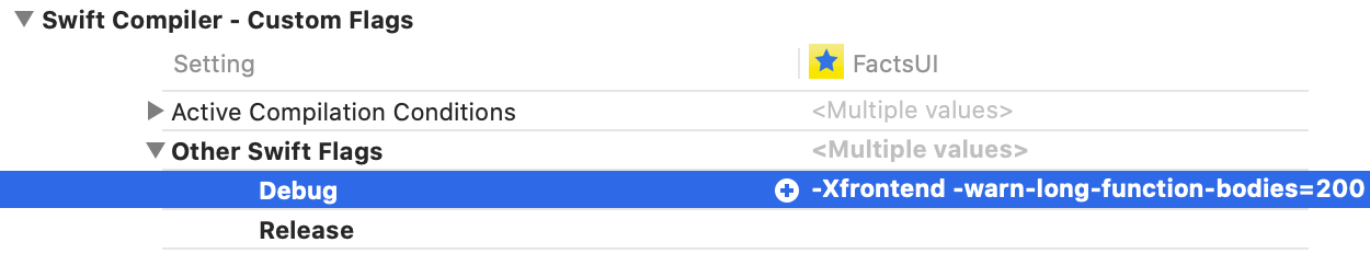 Slow Swift Compiler Performance