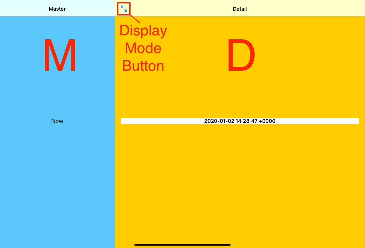 Split View Controller Display Modes