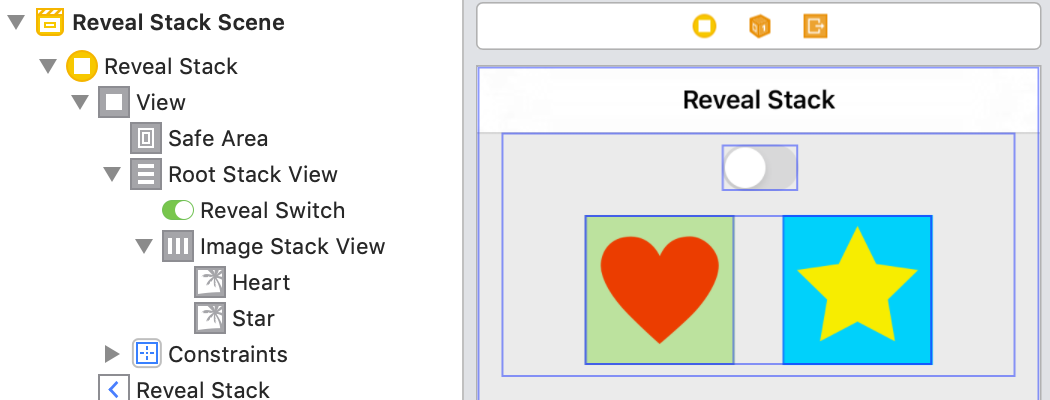 Stack View Background Color