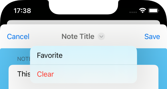 SwiftUI Toolbar Title Menus