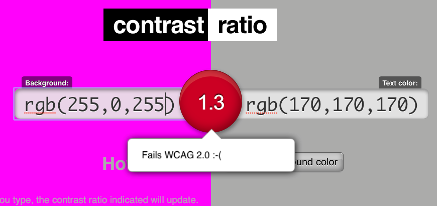 Use High Contrast For Legibility