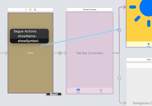 Using @IBSegueAction with Tab Bar Controllers